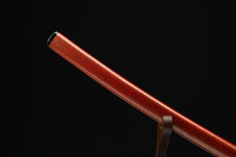 Kyoto Katana (Red Damascus Steel & Real Rayskin) | Katana Sword